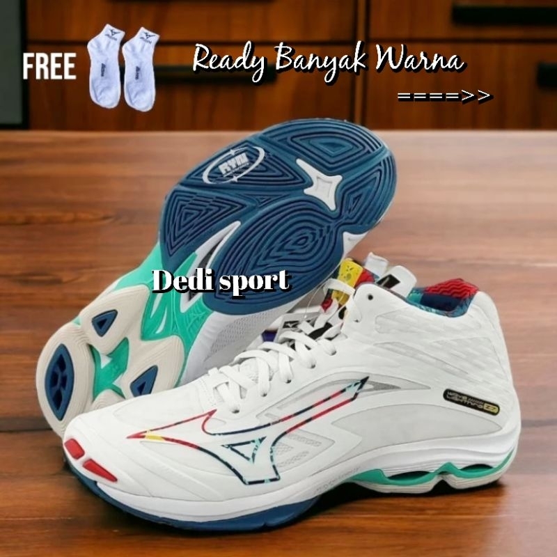 Jual Sepatu Mizuno Wlz 7 Grade Ori / Sepatu Voli Voly Volly Volleyball ...