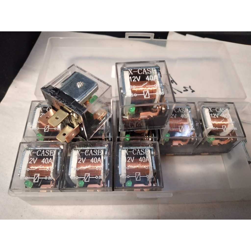 Jual Relay klakson dan lampu transparant plus indikator X-Case import 4 ...