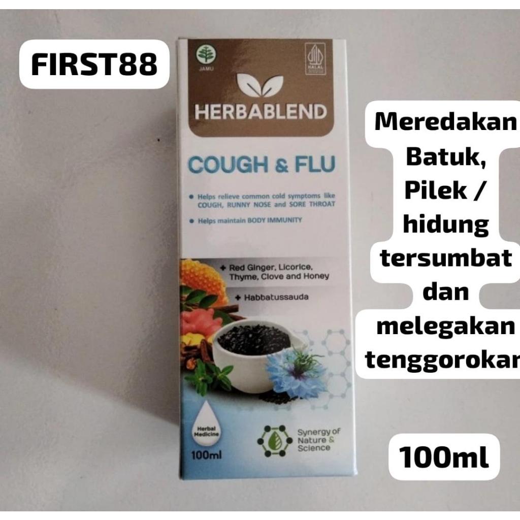 Jual HERBABLEND COUGH FLU 100ML OBAT BATUK PILEK HERBAL HABATUSSAUDA ...