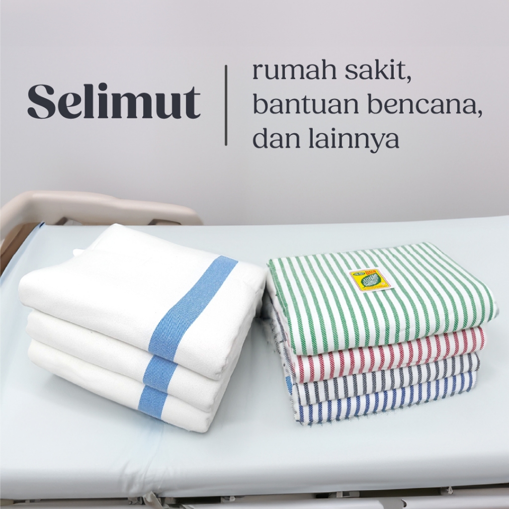 Jual Selimut Rumah Sakit Kain Tenun Lurik Bantuan Bencana UKS | Shopee ...