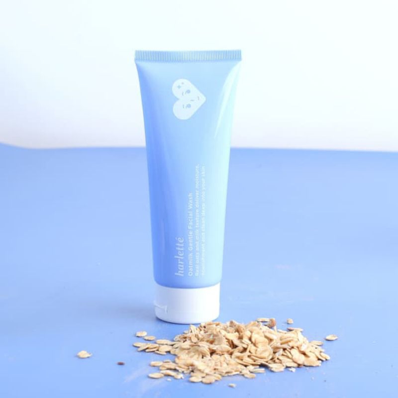 Jual [ PROMO ] Harlette Oatmilk Gentle Facial Wash 100ml | Sensitive ...