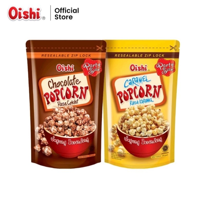 Jual (100 gr) akan dikirim sesuai stock yg ada/Popcorn Oishi | Shopee ...