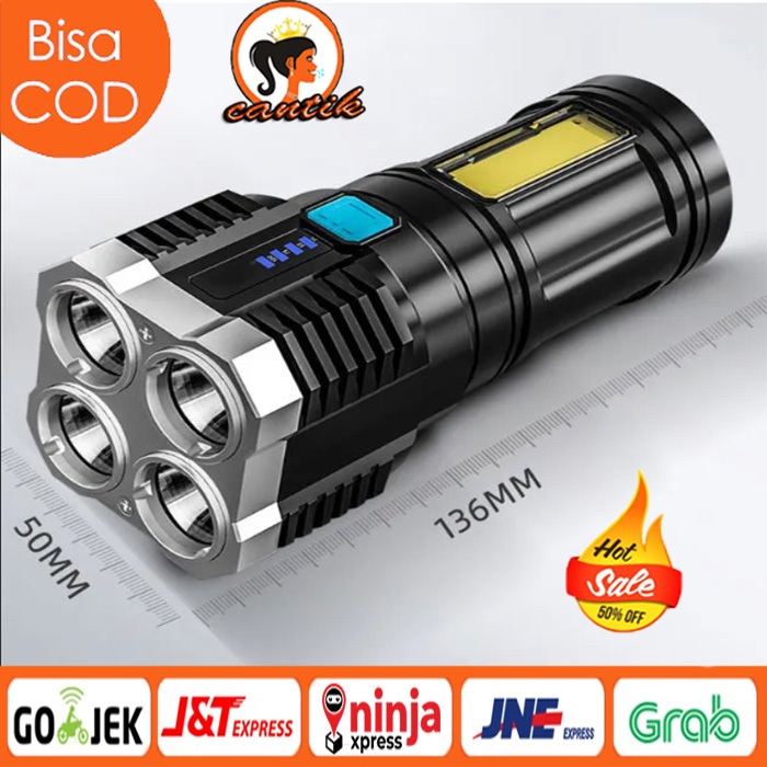 Jual HC Senter L19 LED Swat COB Super Terang Senter LED / SENTER ...