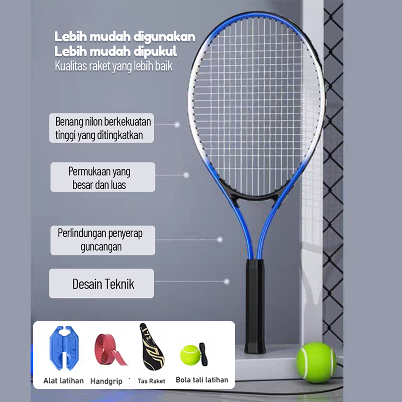 Jual raket tenis/Raket bola tenis/Raket tenis tunggal/raket tenis ...
