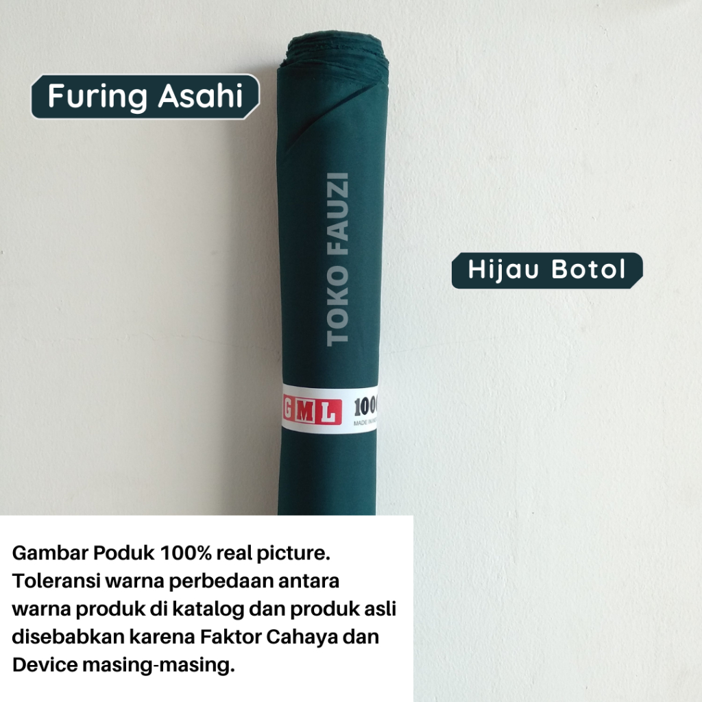 Jual Kain Asahi Furing Lebar 125cm Bahan Furing Pelapis Baju, Tas, dll ...
