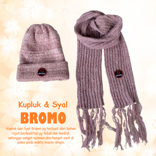 Jual Nafisa Kupluk Bromo Tebal Premium / Syal Bromo Tebal Syal Rajut ...