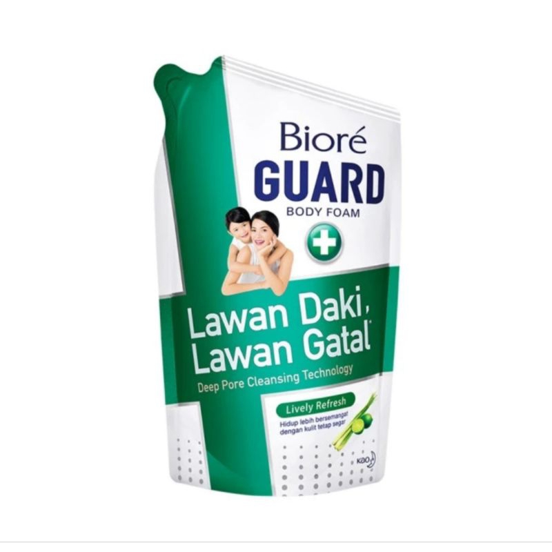Jual Biore Guard Antibacterial Body Foam Lively Refresh 400mL 400 ml ...