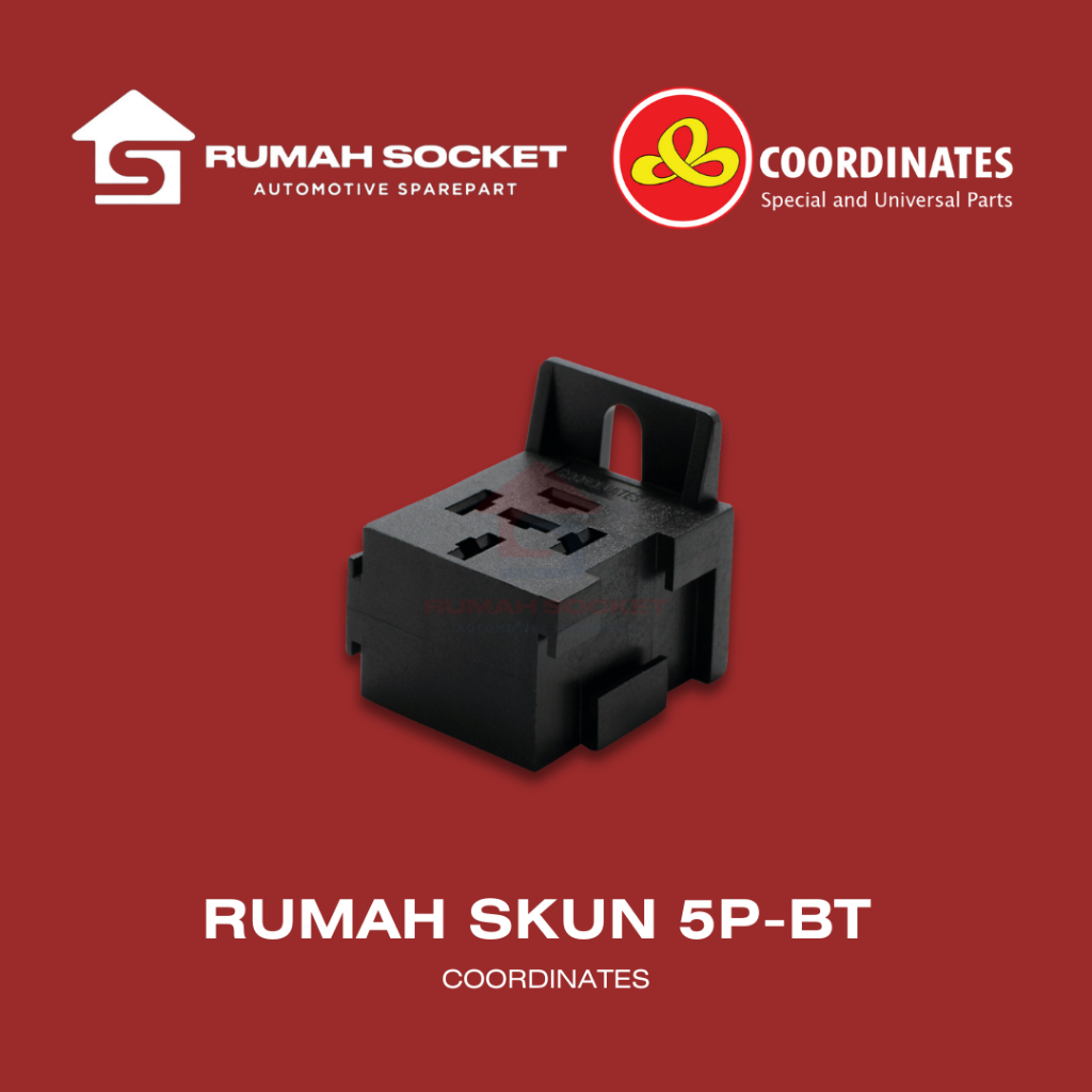 Jual SOKET RELAY GANDENG / BANGKU / RUMAH SOCKET SKUN 5 KAKI ...