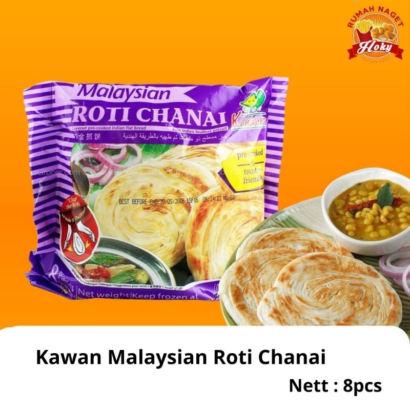 Jual Kawan Malaysian Roti Chanai 8pcs | Shopee Indonesia