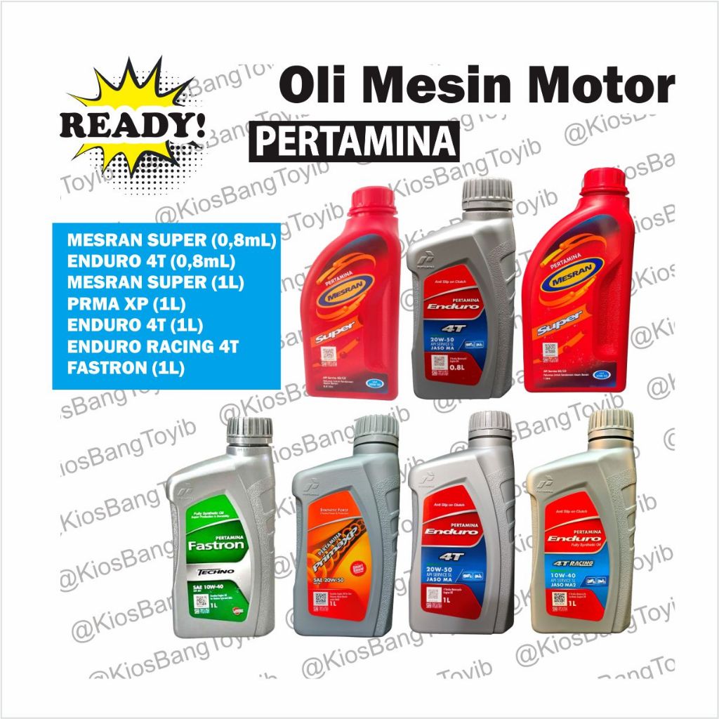 Jual Oli Mesin Motor Pertamina Mesran Super Enduro 4T Enduro Racing ...