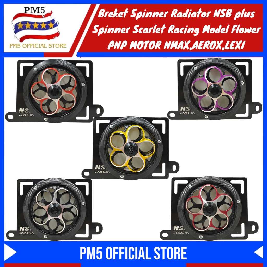Jual Breket Spinner Radiator NSB Plus Spinner Scarlet Racing model ...