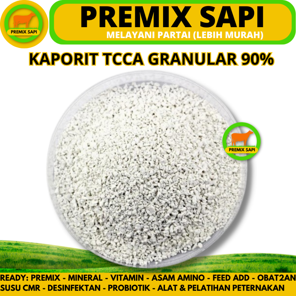 Jual KAPORIT TCCA GRANULAR 90% 1 KG - Obat Kolam Renang Penjernih Air ...