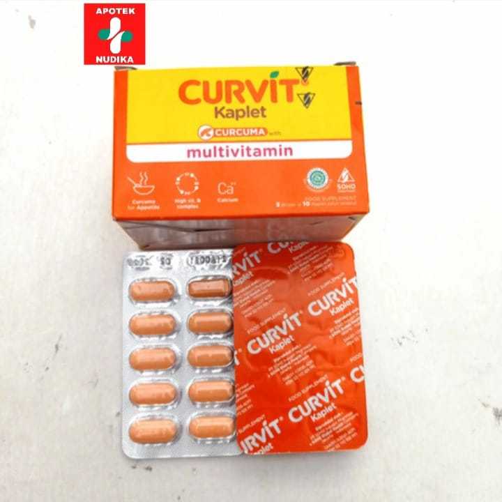 Jual CURVIT STRIP 10 Tablet - Kaplet Vitamin Multivitamin Peningkat ...