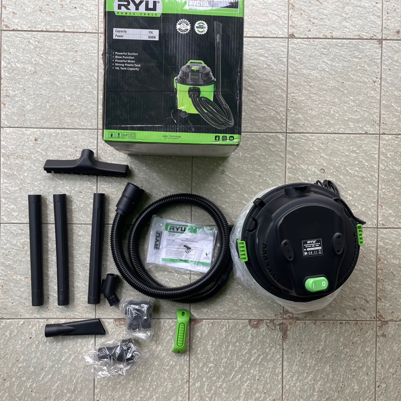 Jual Mesin Vacuum Cleaner RVC15L RYU Vakum Cleaner 3in 1 Wet, Dry, Blow ...