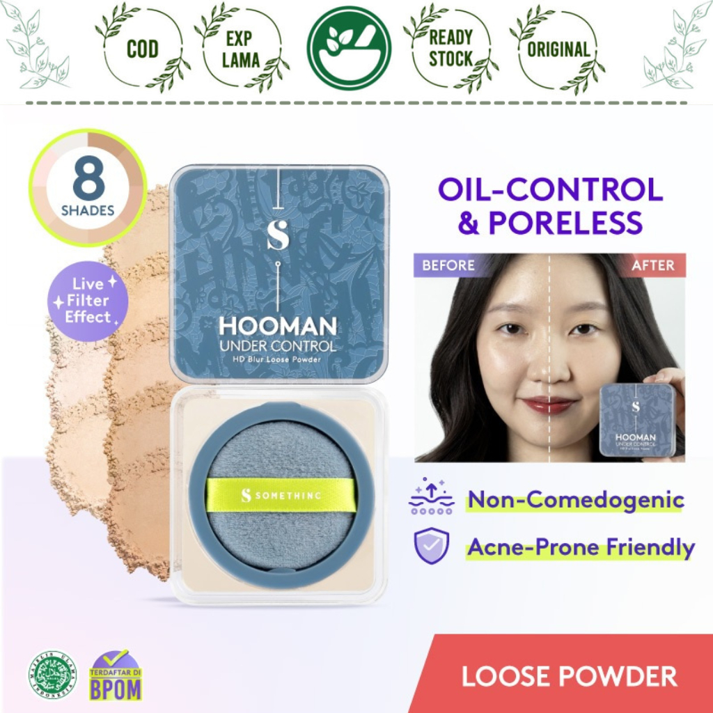 Jual SOMETHINC HOOMAN UNDER CONTROL HD BLUR LOOSE POWDER BEDAK TABUR ...