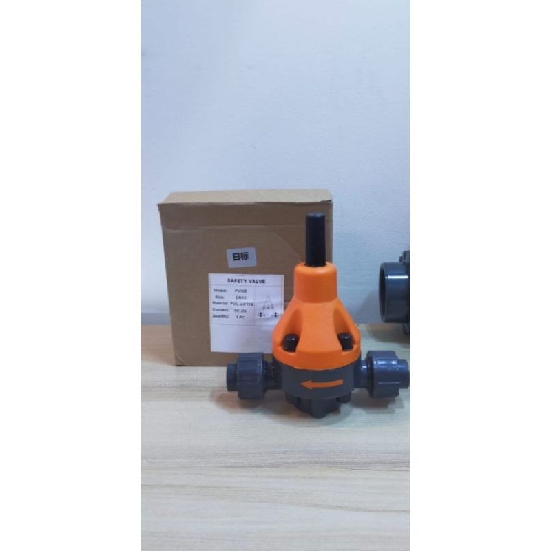 Jual Safety Valve PVC 1"inch Union Socket Back Pressure Safety DN 25 ...