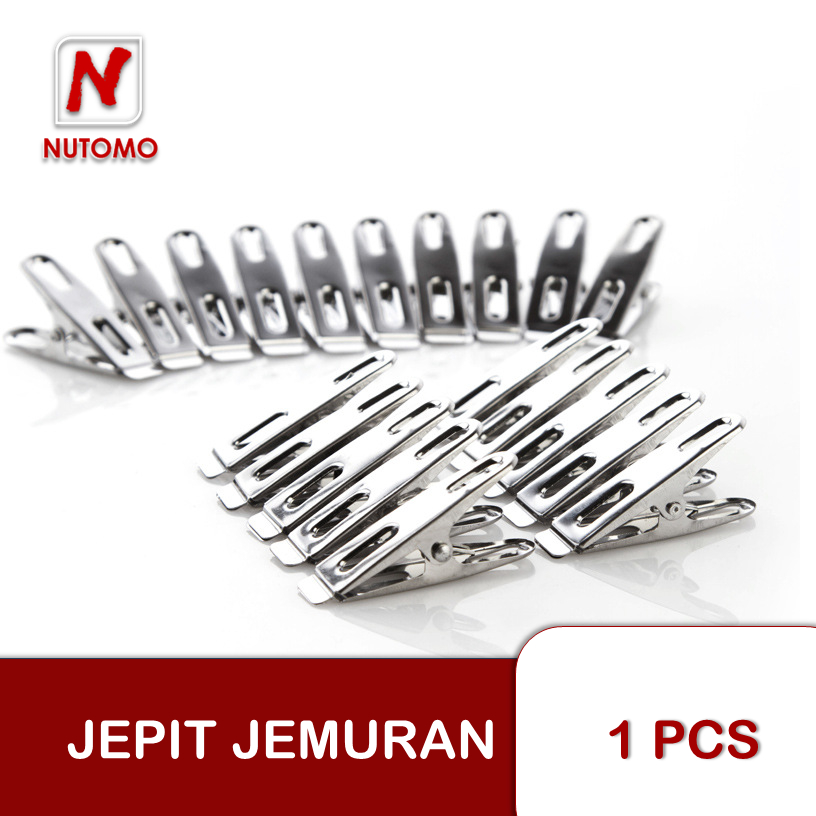 Jual Jepit Jemuran Stainless Klip Jepitan Jemur Baju Jepit Foto ...