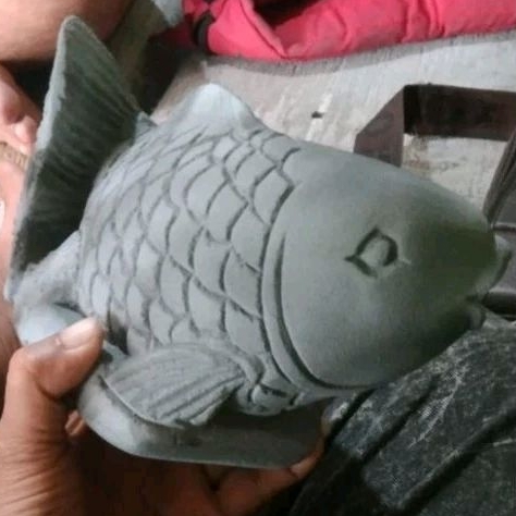 Jual PATUNG IKAN KOI 20CM BAHAN BATU ALAM(FREE CAT WARNA) | Shopee ...