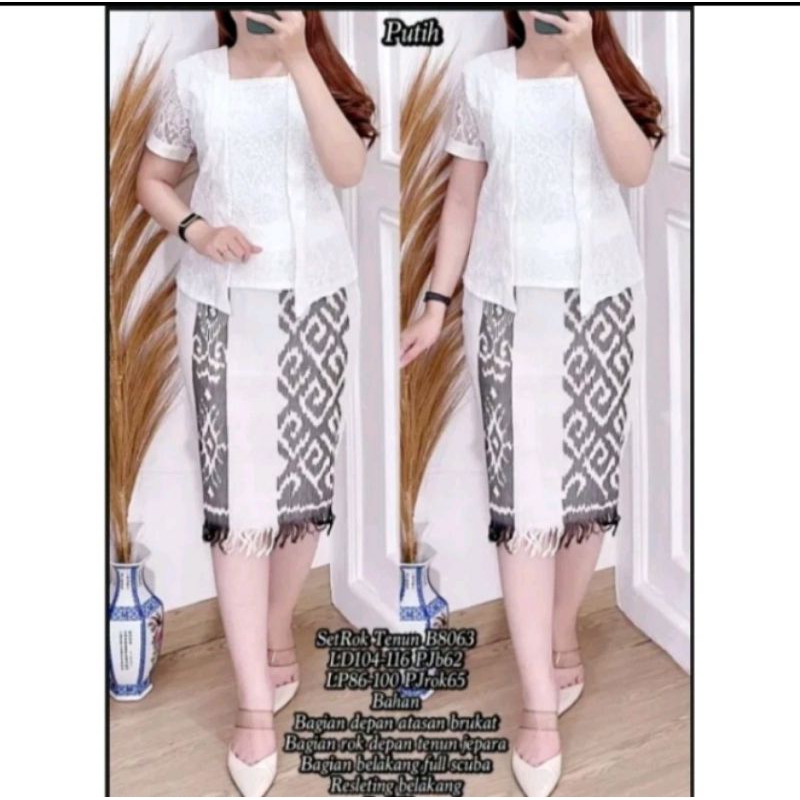 Jual SETELAN TENUN BROKAT TERBARU. SETELAN BROKAT CANTIK. TENUN BROKAT ...