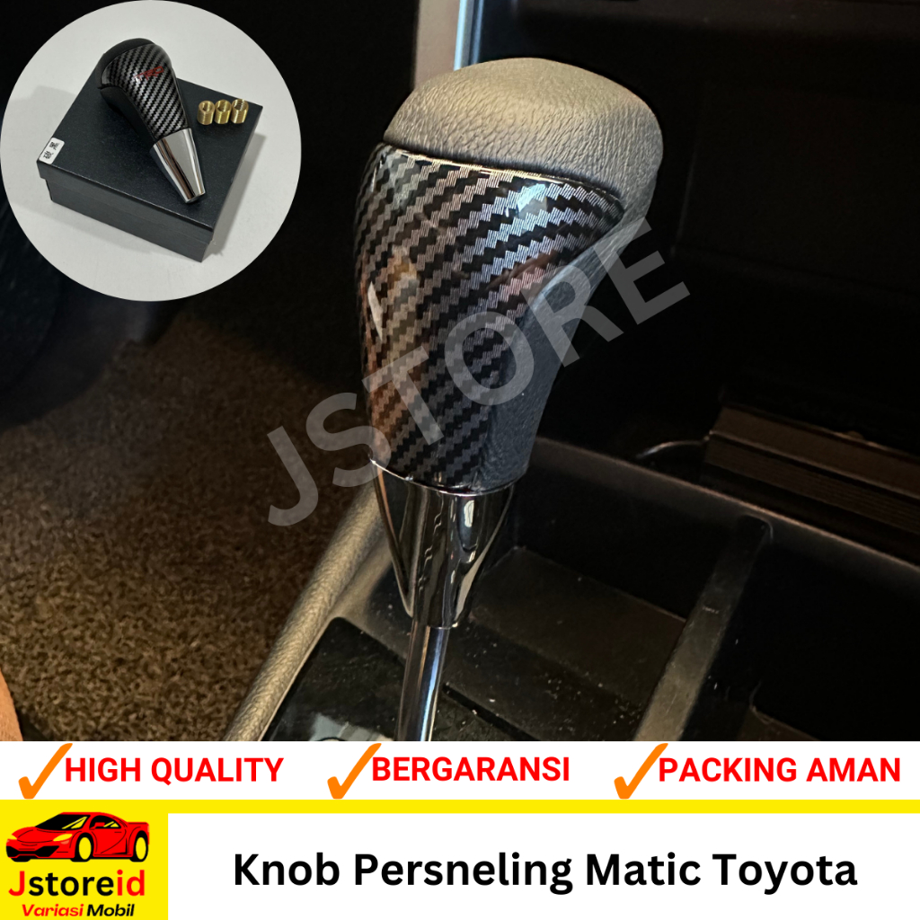 Jual Knob Persneling Tuas Gigi TRD Karbon Kayu Silver MATIC untuk ...