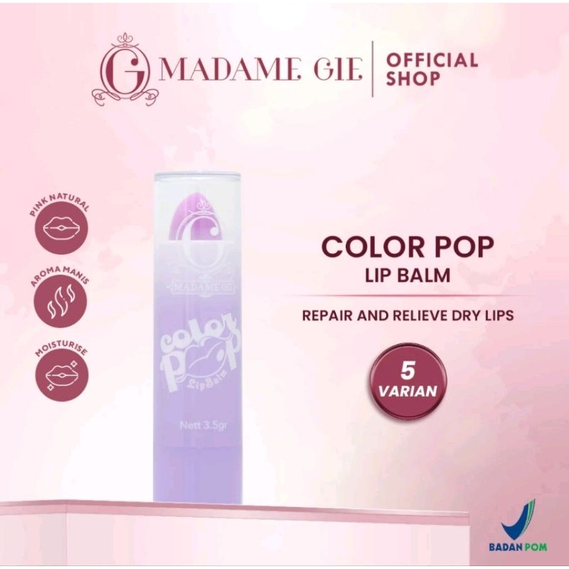 Jual Madame Gie Color Pop Lip Balm | Shopee Indonesia