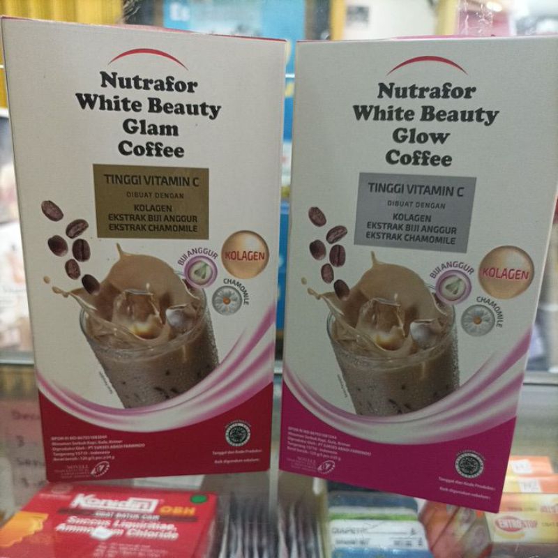 Jual NUTRAFOR WHITE BEAUTY COFFEE 100% ORIGINAL | Shopee Indonesia