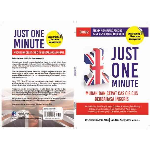 Jual Buku Just One Minute Mudah dan Cepat Cas Cis Cus Berbahasa Inggris ...