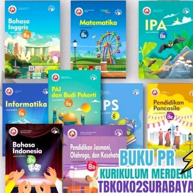 Jual Buku lks pr Kelas VIII, 8 semester 2 SMP Kurikulum Merdeka Tahun 2024 Intan Pariwara novel ...