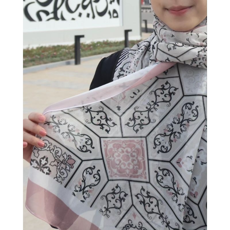 Jual PASHMINA MOTIF Digital Printing Impor Mesir | Shopee Indonesia