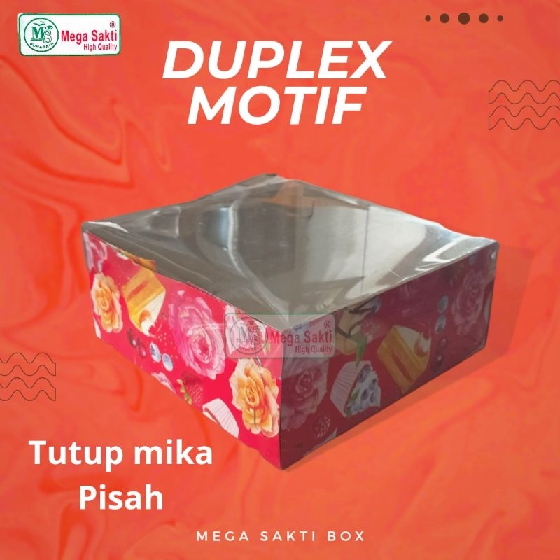 Jual (ISI 10 PCS) DOS / DUS DUPLEX CETAK TUTUP MIKA MOTIF TINGGI 7, 10 ...