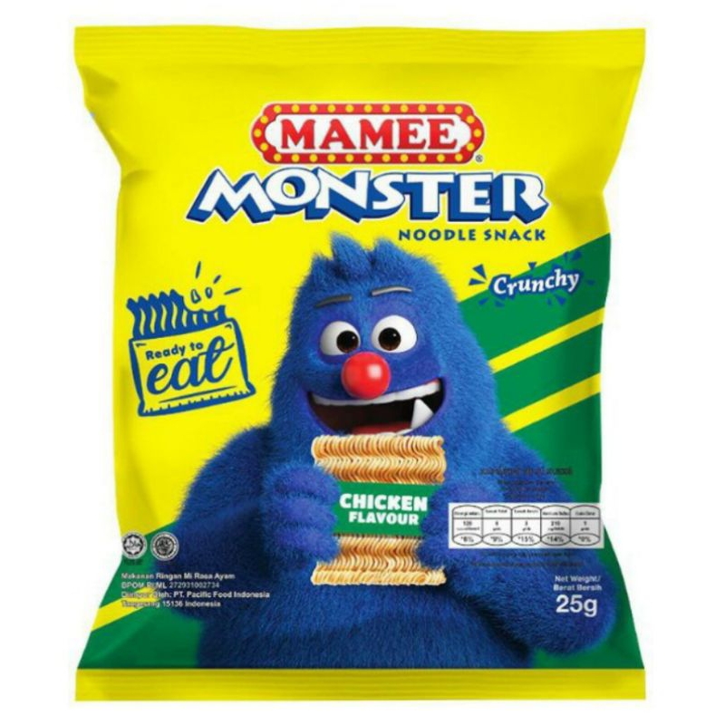 Jual MAMEE MONSTER NOODLE SNACKS / MAMEE MONSTER SNACK | Shopee Indonesia