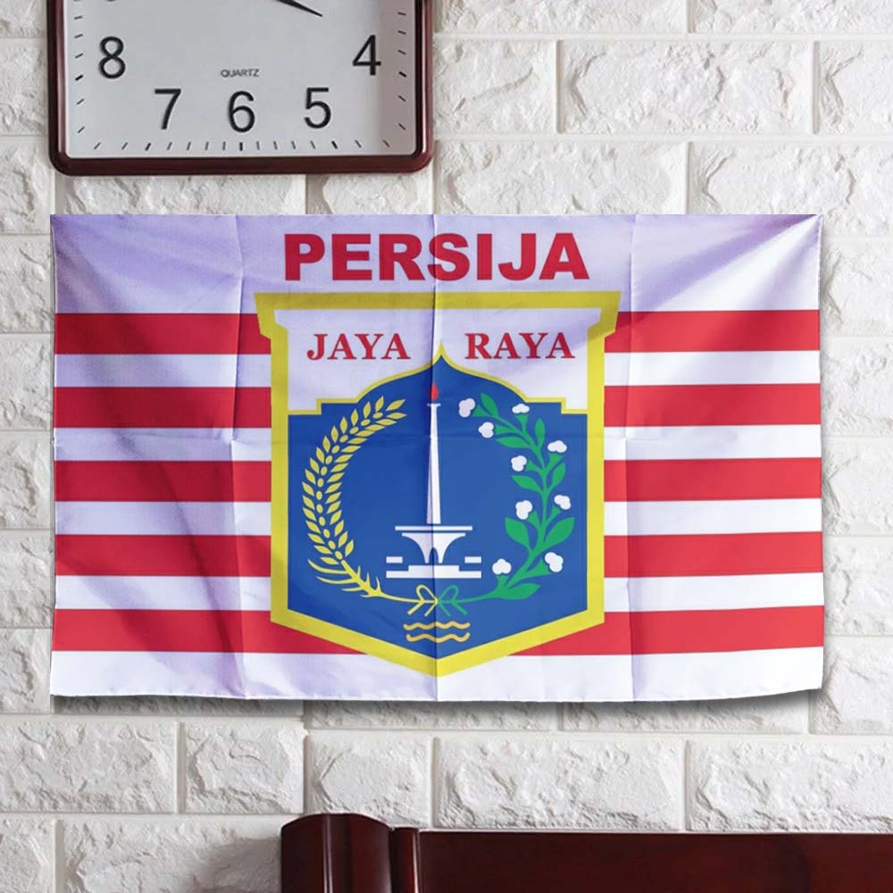 Jual Bendera The Jak Mania Bendera Club Bola Bendera Persija | Shopee ...
