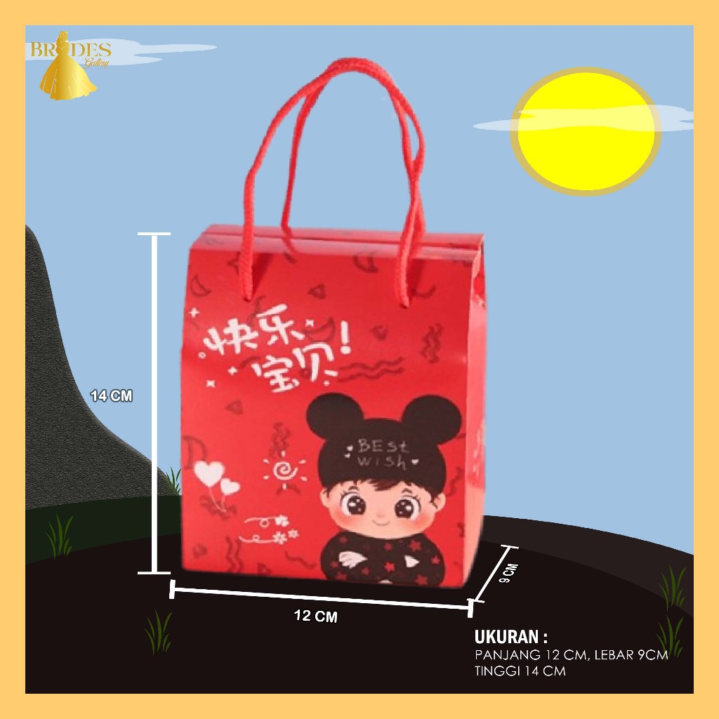 Jual BD Paperbag Ulang Tahun / Goodie Bag Ulang Tahun Bermacam Karakter ...