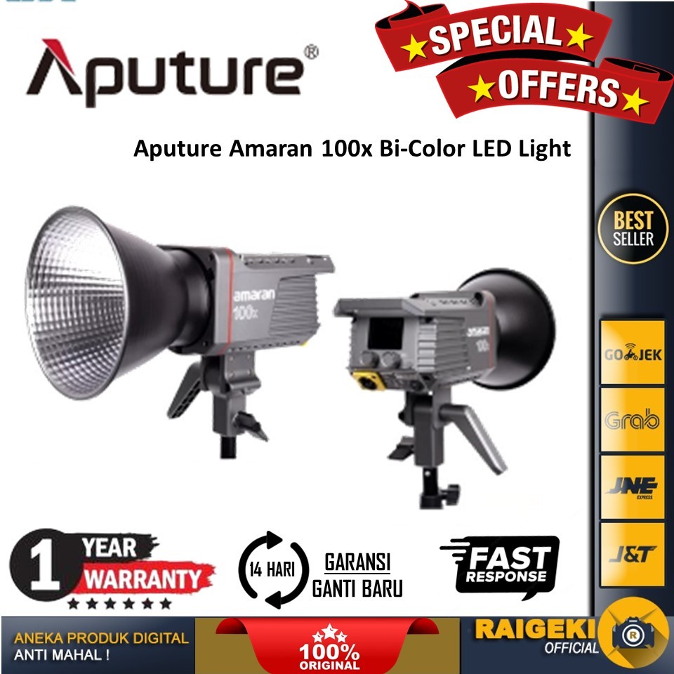 Jual Aputure Amaran 100x Bi-Color LED Light | Shopee Indonesia