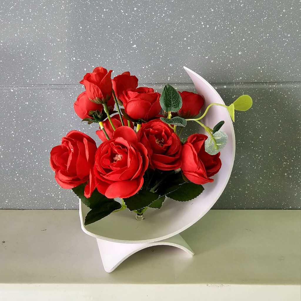 Jual Tanaman Hiasan Bunga Mini Gelas Pajangan Ruang Tamu Bunga ...