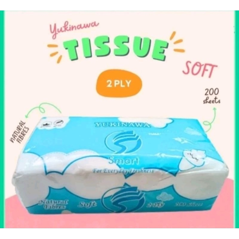 Jual tisu yukinawa 200s softness facial tissue | Shopee Indonesia
