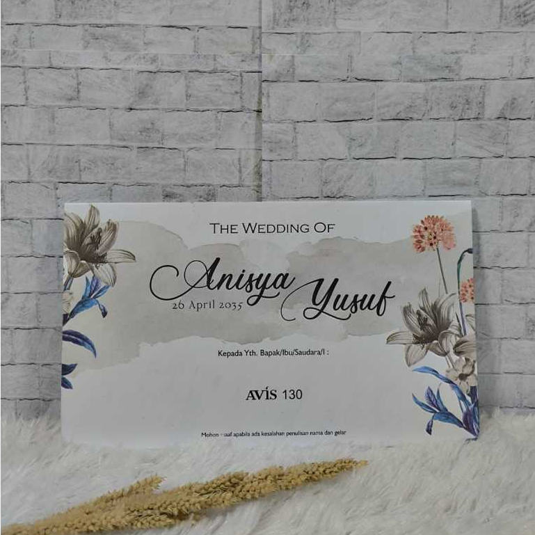 Jual Blangko Undangan Pernikahan Avis 130 Terbaru - Harga Murah ...