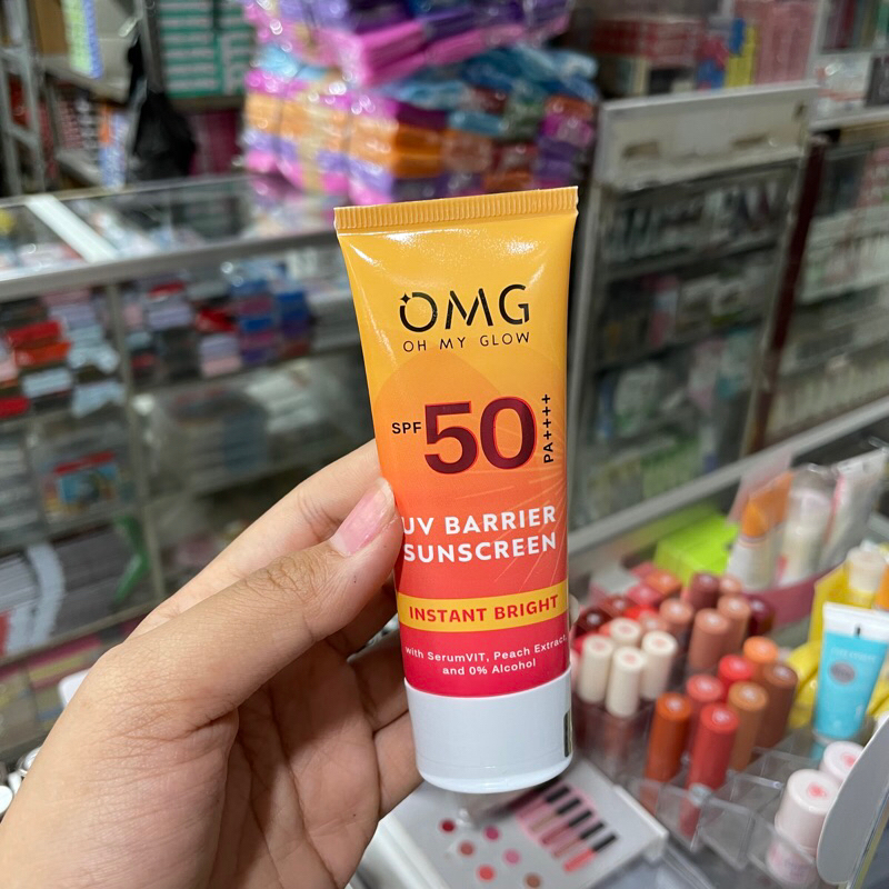 Jual OMG UV Barrier Sunscreen SPF 50 PA ++++ 25ml | Shopee Indonesia