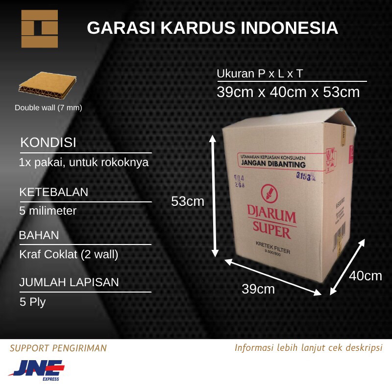 Jual Kardus bekas kardus pindahan jumbo tempat packing kardus tebal ...