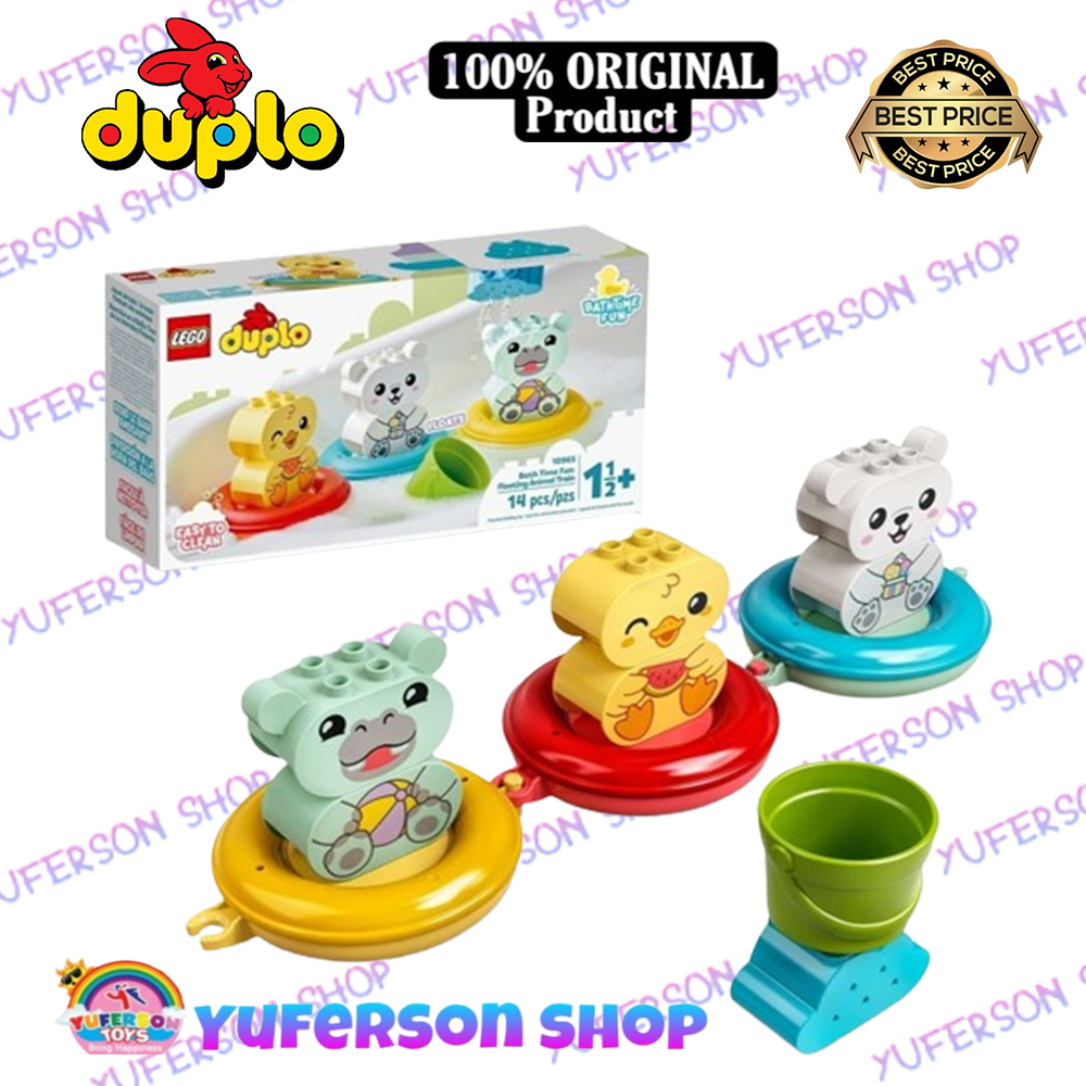 Jual Lego Duplo 10965 Bath Time Fun Floating Animal Train Original ...