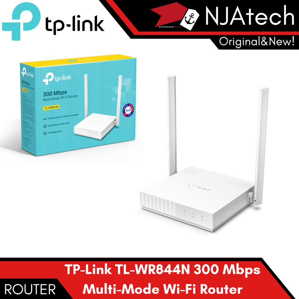 Jual TP-Link TL-WR844N 300 Mbps Multi-Mode Wi-Fi Router | Shopee Indonesia