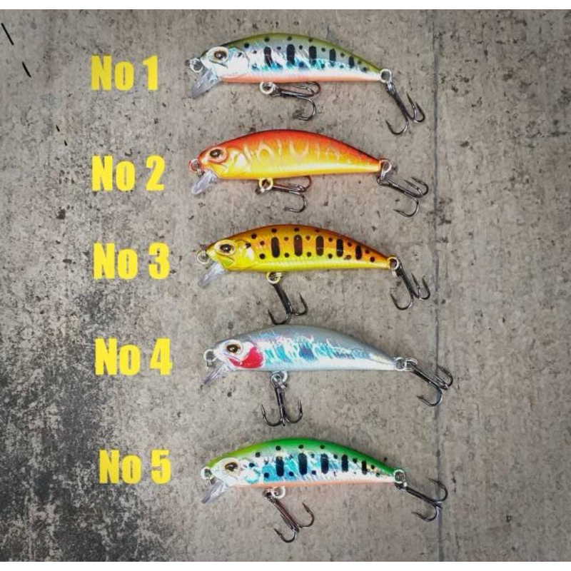 Jual Minow 5cm 5gr/sinking replika dw63 | Shopee Indonesia