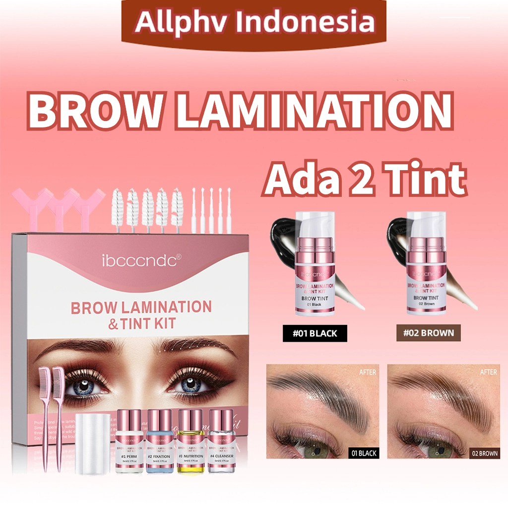 Jual 2 Warna Brow Lamination Kit Eyebrow Tint Dye Kit Eyebrow Lift Kit ...