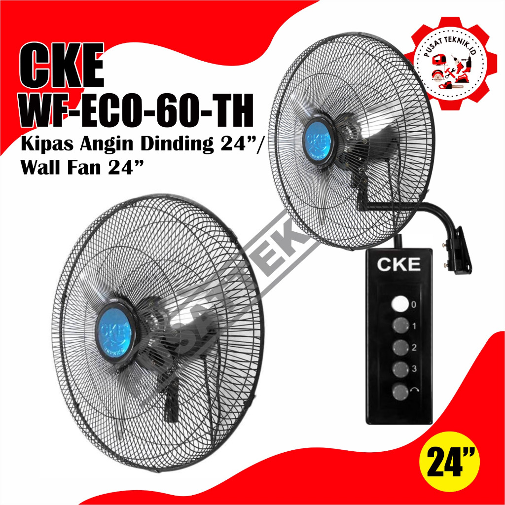 Jual Wall Fan CKE WF-ECO 60-TH 24 Inch Kipas Angin Dinding Tembok Rumah ...