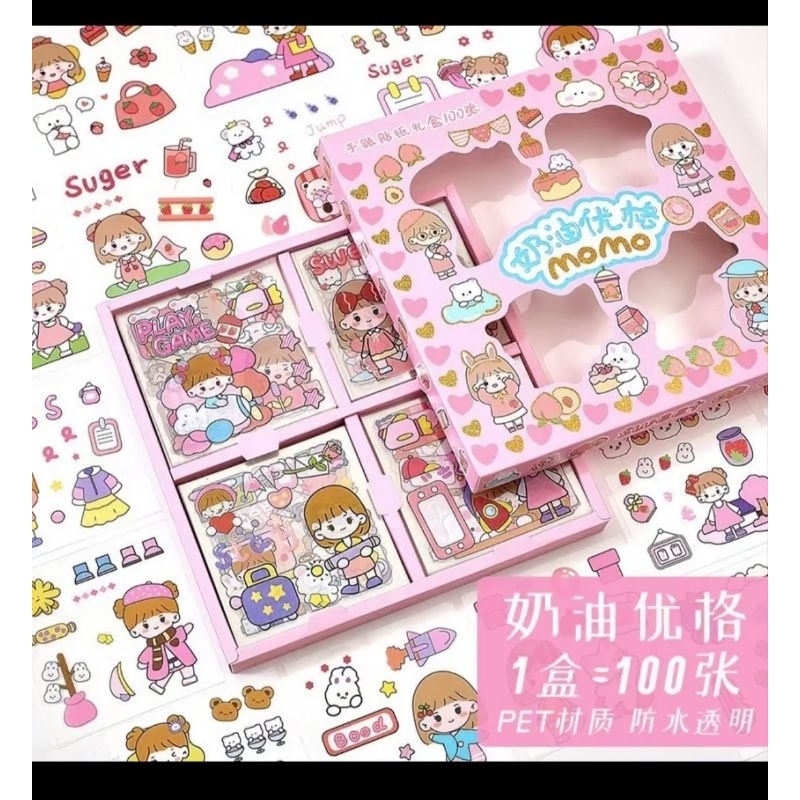 Jual Stiker besar stiker momo viral isi 100pcs | Shopee Indonesia