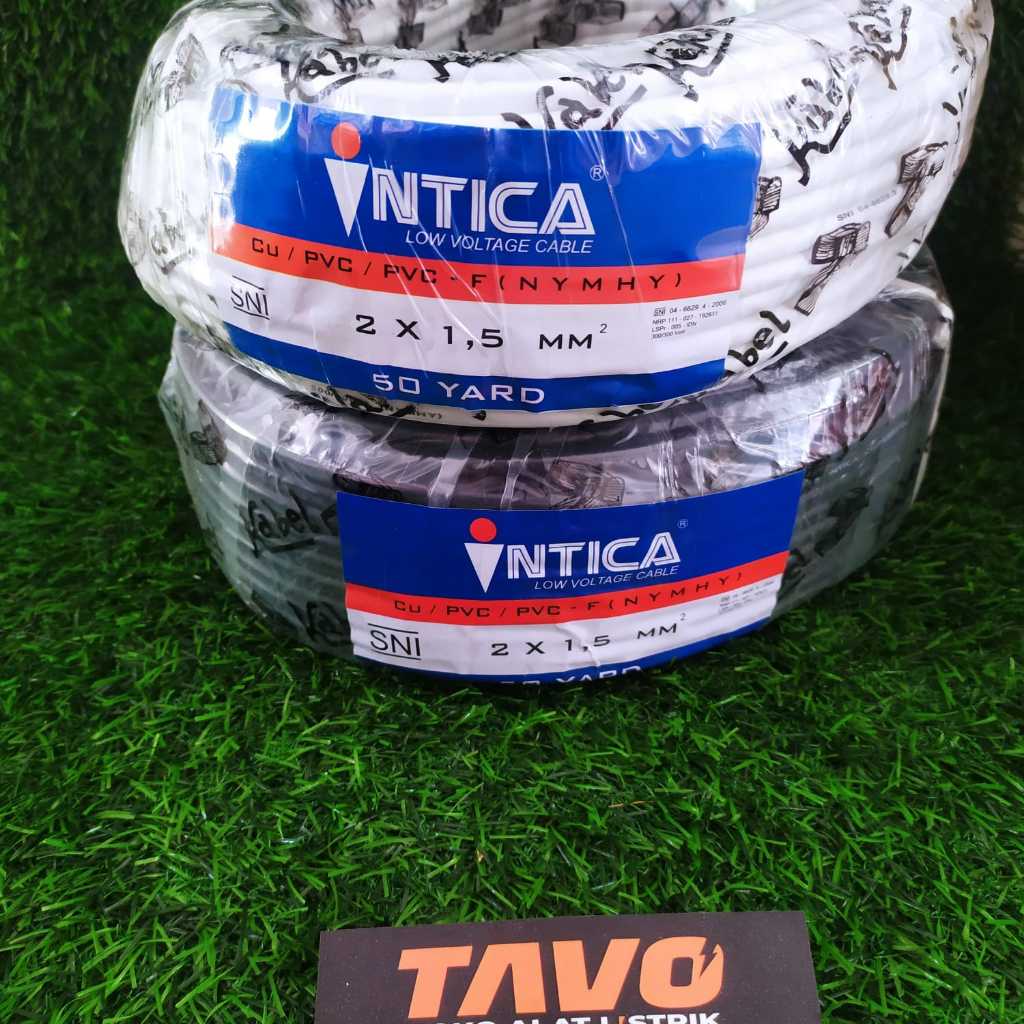 Jual ECER kabel serabut nyyhy 2x1,5 Intica TEMBAGA MURNI SNI/per Meter ...
