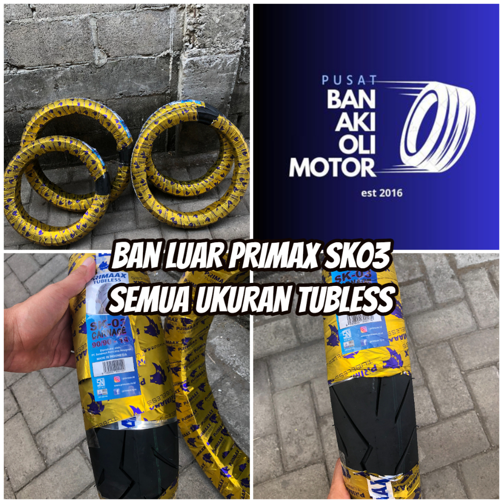 Jual BAN LUAR PRIMAX SK03 COPY DIABLO ROSSO SEMUA UKURAN TUBLESS || BAN ...