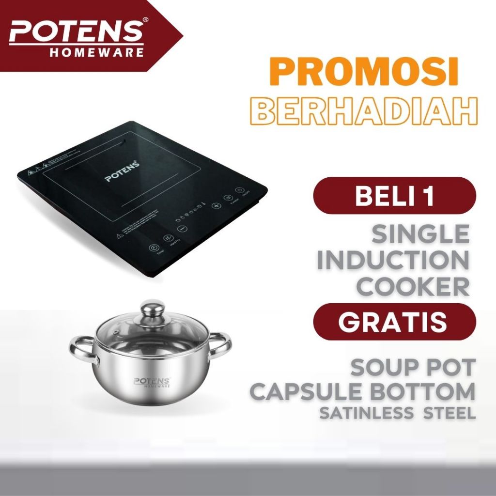 Jual POTENS INDUCTION COOKER/KOMPOR LISTRIK INDUKSI | Shopee Indonesia