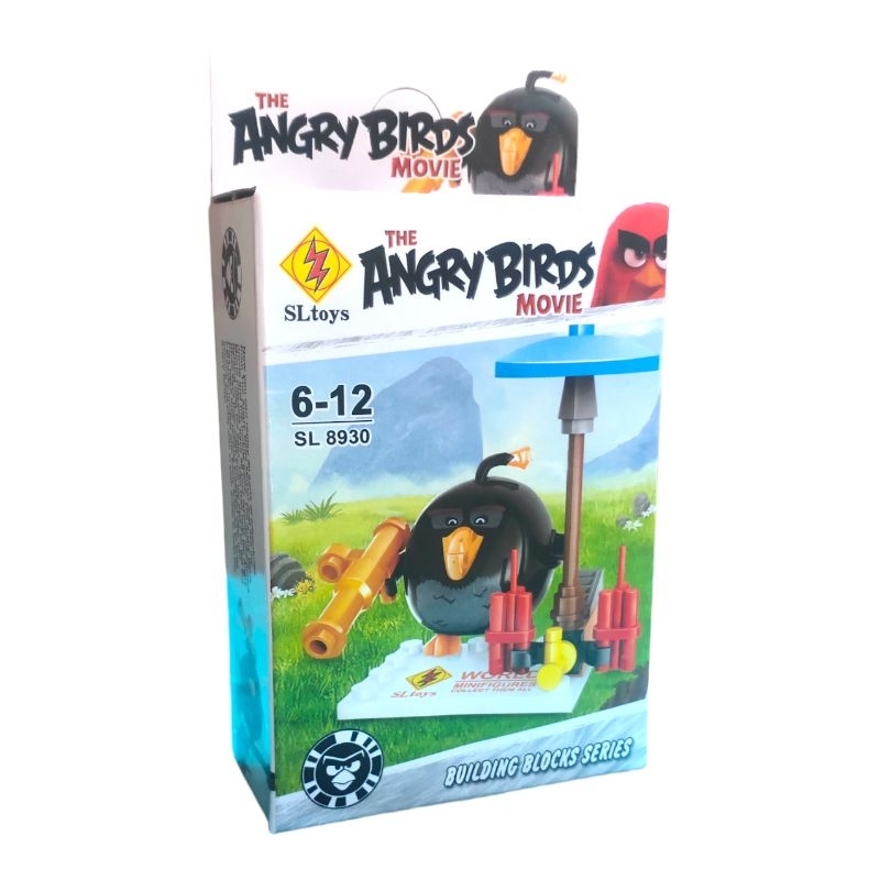 Jual Mainan Anak Bongkar Pasang DIY Angry Bird Block Brick | Shopee ...