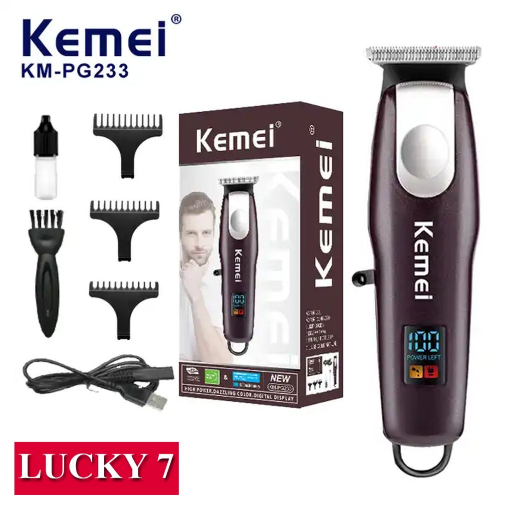 Jual Hair Clipper Professional Kemei KM-PG233 Mesin Cukur Rambut Kumis Jenggot Alat Cukur ...